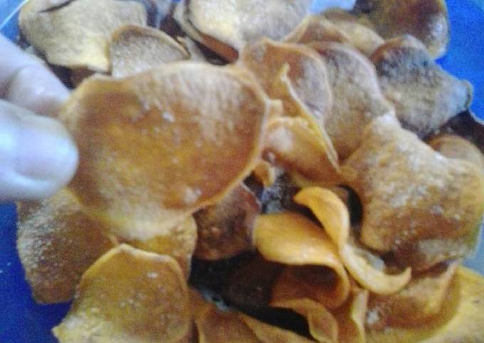 Chips de Batata Receta de Dan Barreto @elhornodeeloy- Cookpad