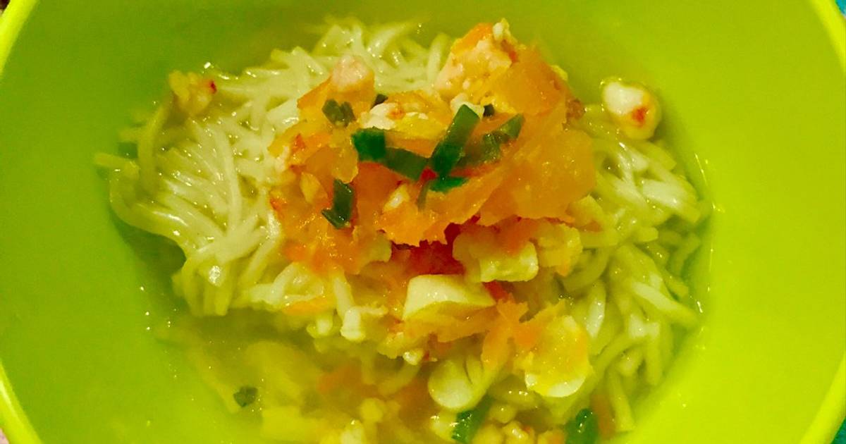 Resep Misua Kuah Udang - untuk anak oleh Anita - Cookpad