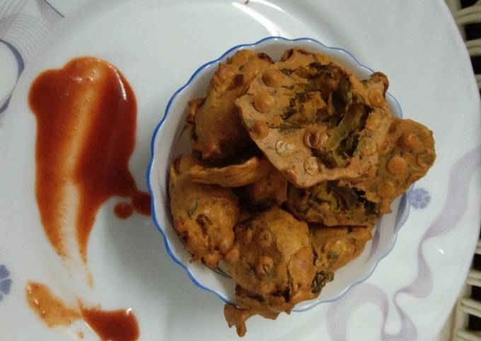 Methi Pakoda with Air Fryer Recipe by Krishna Biswas - Cookpad