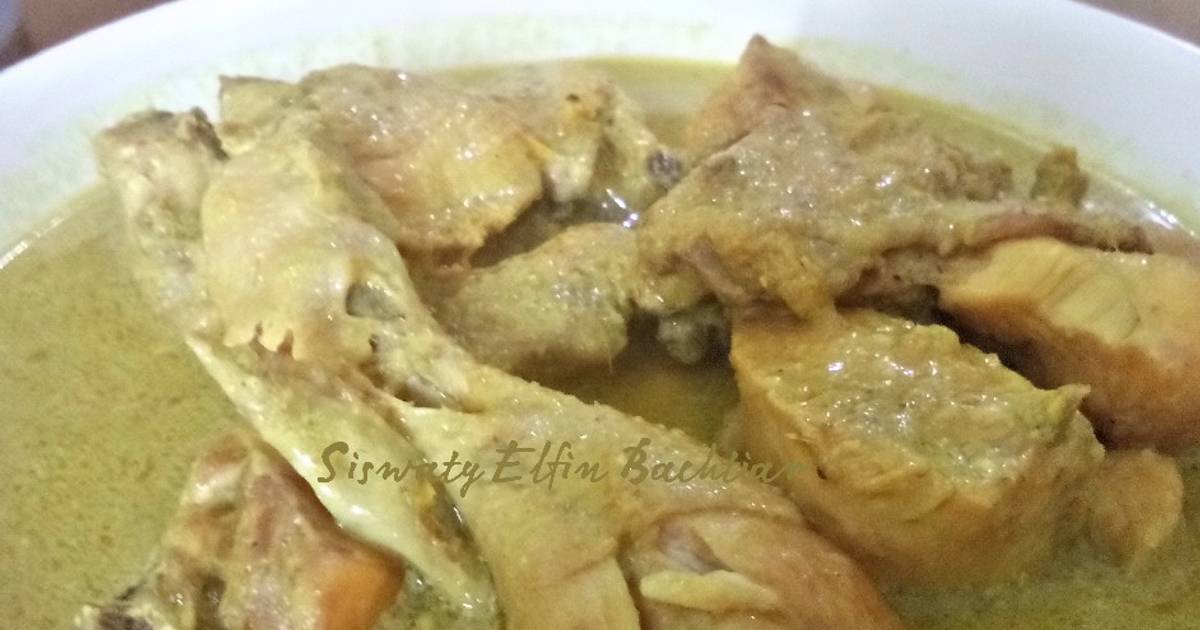 Resep Opor Ayam Bumbu Instan Oleh Siswaty Elfin Bachtiar Cookpad