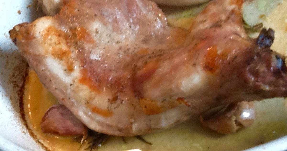 Conejo asado Receta de Olga Sierra - Cookpad