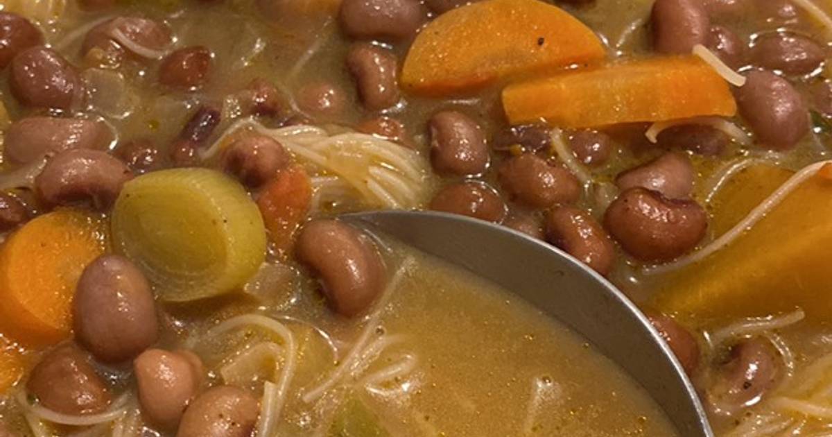 Caldo de porotos Receta de Diana Gonzalez - Cookpad
