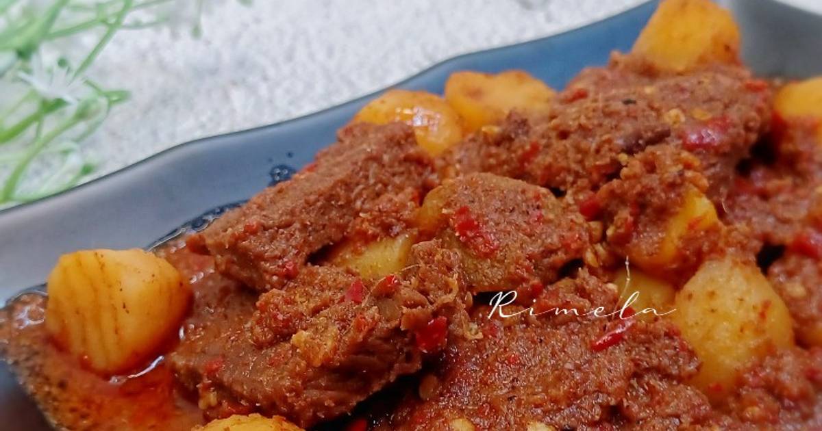 Resep Rendang Daging Dan Kentang Minangkabau oleh Rika Meila Puspita ...
