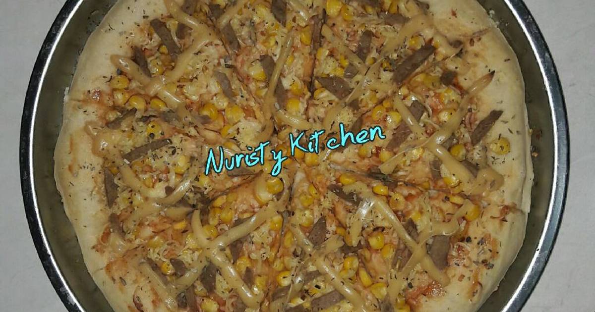 Resep Pizza Cheesy Lovers oleh Mami Nuristy - Cookpad