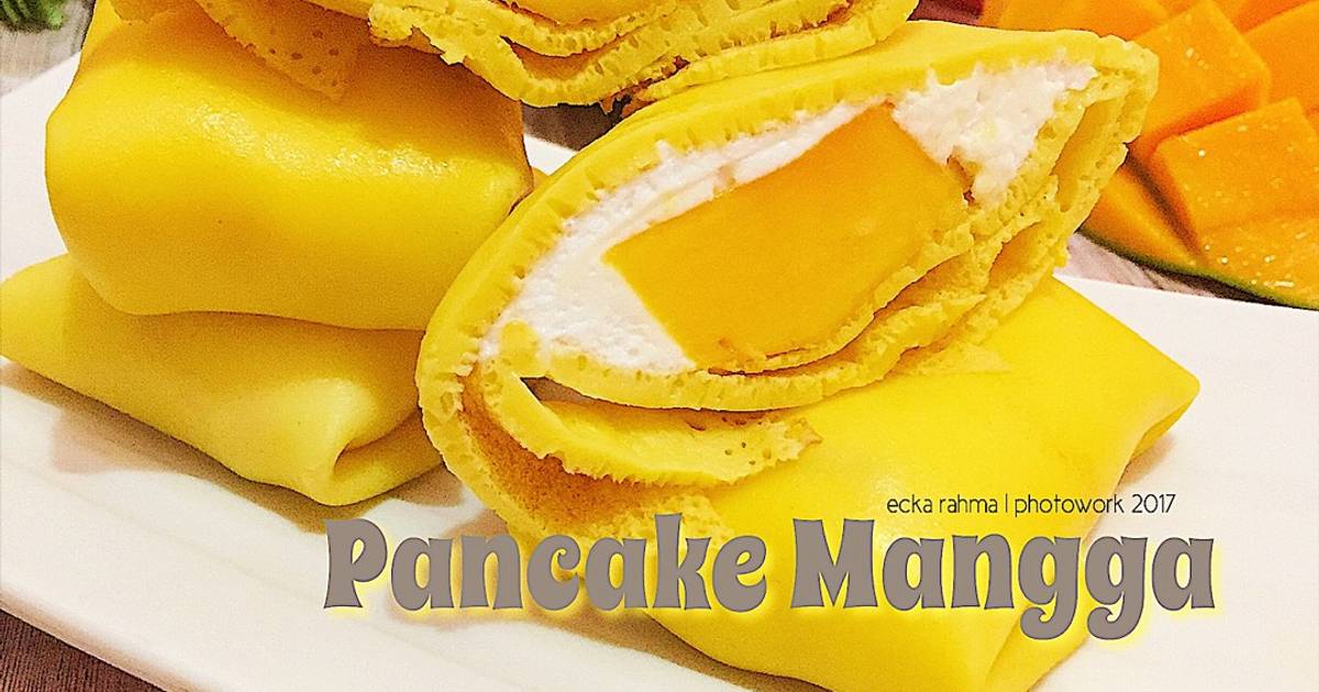 Resep Pancake Mangga oleh Ecka Rahma - Cookpad