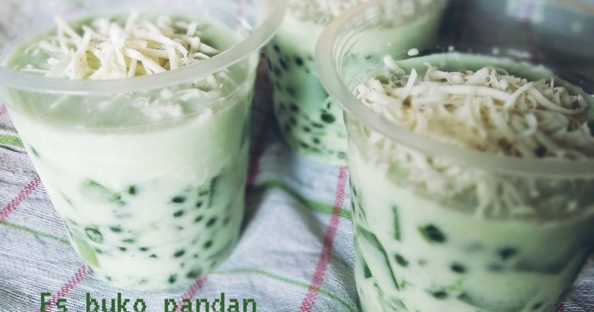 Resep Es buko pandan creamy oleh Aluna - Cookpad