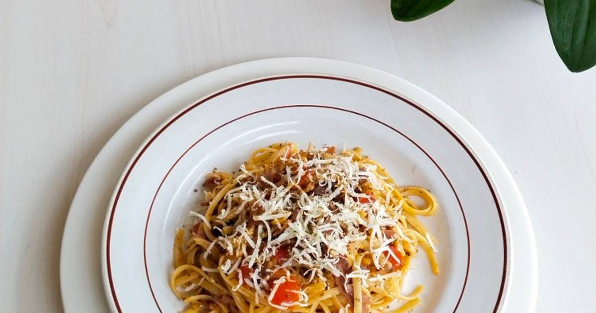 168 resep spaghetti fettuccine sosis enak dan mudah - Cookpad
