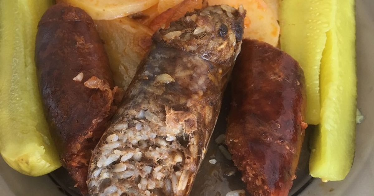 Burgonyaágyon Sült Hurka és Kolbász | Szabad Antalné /Juditmama ...