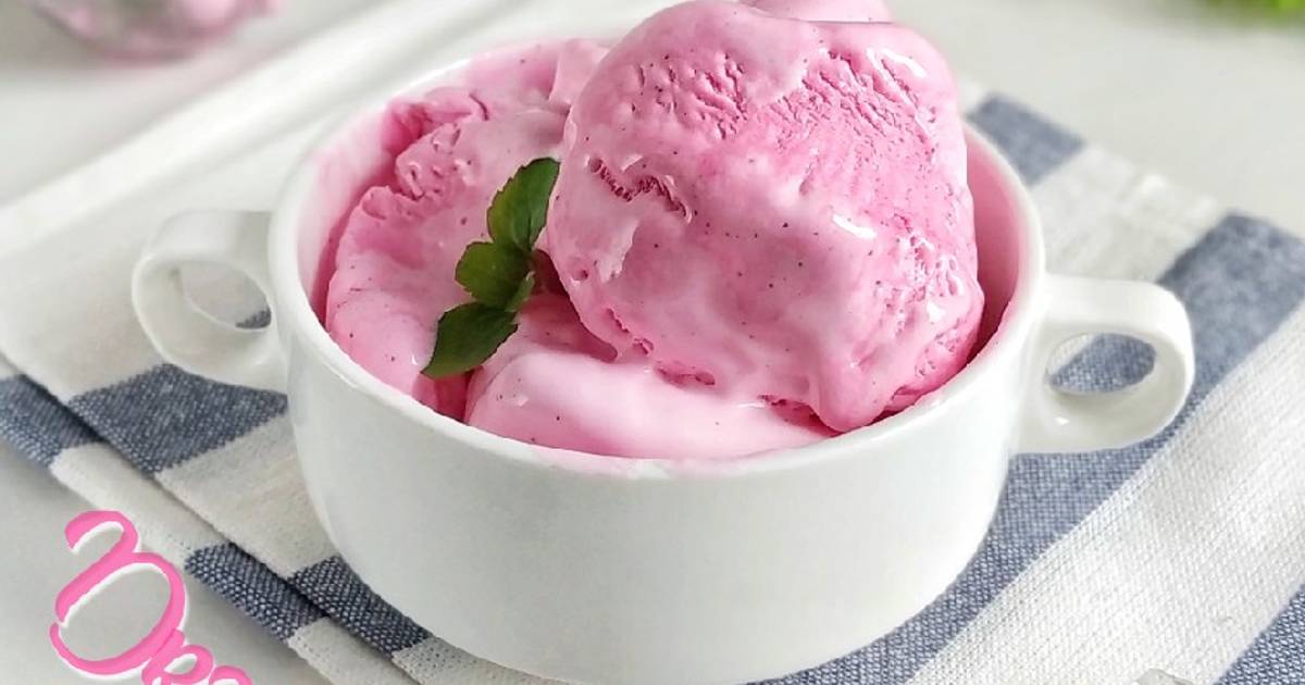 Resep es krim lembut rumahan, mudah dibuat & anti gagal