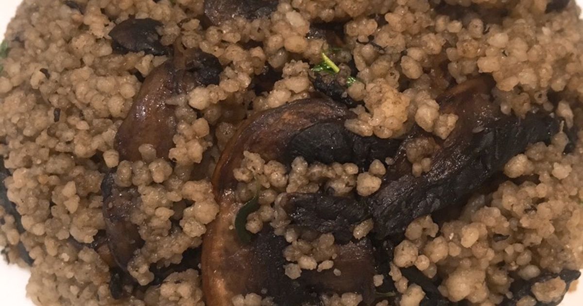 Mushroom And Garlic Couscous Recipe by Zanele A. Radebe - Cookpad