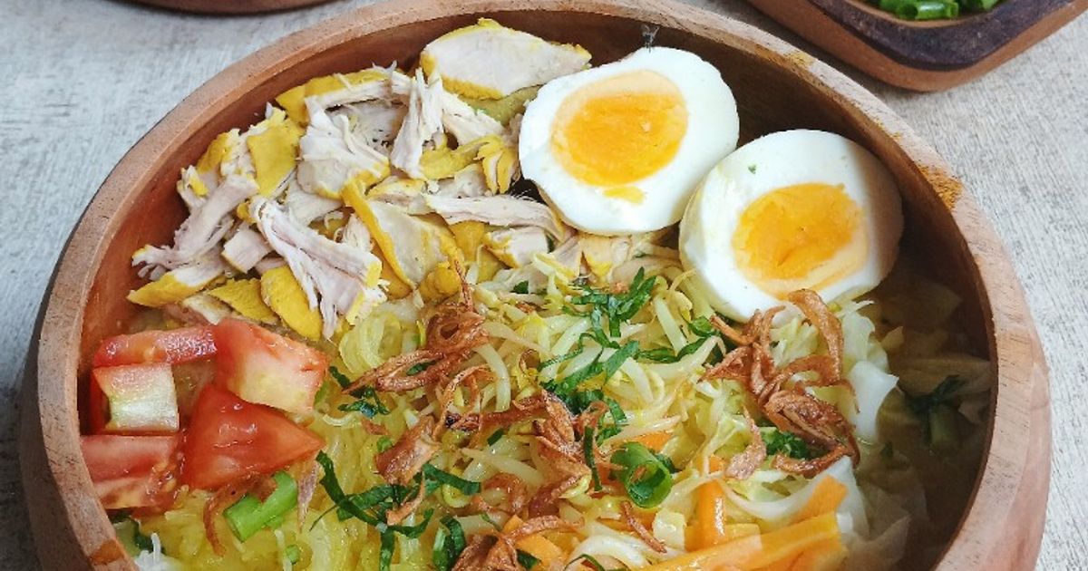 Resep soto lesah santan rumahan enak dan mudah - Cookpad