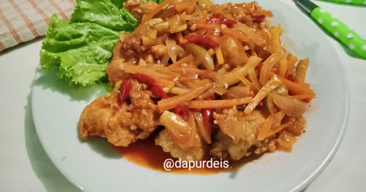 Resep Koloke Ayam Saus Asam Manis oleh Deis Daraswati - Cookpad