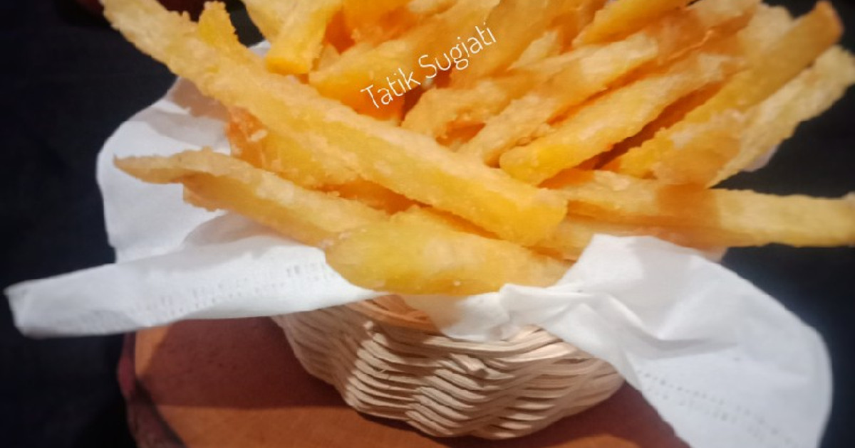 Resep Kentang Goreng Crispy Kilat oleh Tatik Sugiati - Cookpad