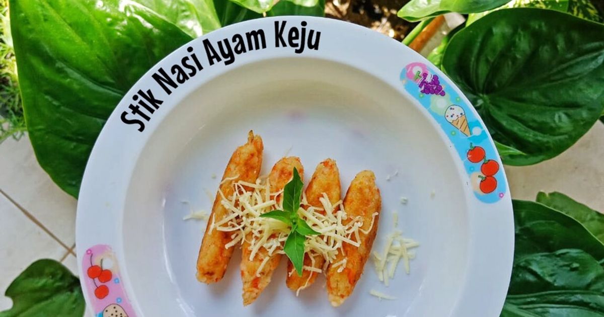 Resep Stik Nasi Ayam Keju | Mpasi 10 Month + oleh Hesti Pratiwi - Cookpad