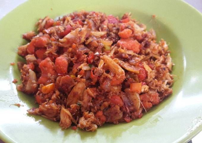 Resep Kepiting Suwir Oseng Cabe Rawit oleh Coletta - Cookpad