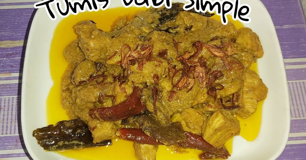 Resep Tumis babi bumbu kuning simple oleh Bundadari - Cookpad