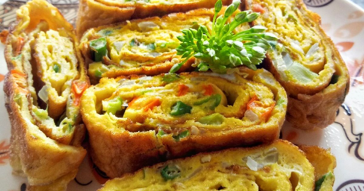 Resep Telur Gulung Korea oleh arsyll - Cookpad