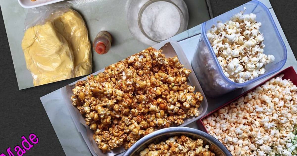 Resep POPCORN ASIN,MANIS dan MIX (gampang dibuat) oleh Maria Maria ...