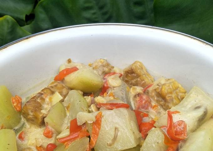 Resep Lodeh Tempe Labu air oleh Citra Devi - Cookpad