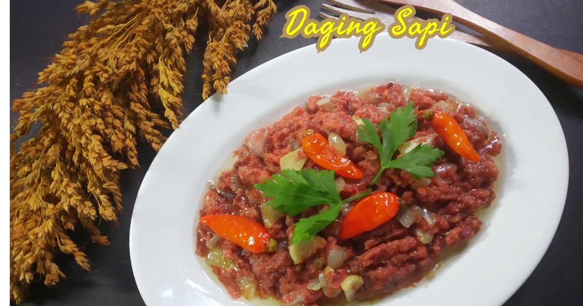 Resep Tumis Kornet Daging Sapi oleh Hj.Tintin Purnama Sari - Cookpad