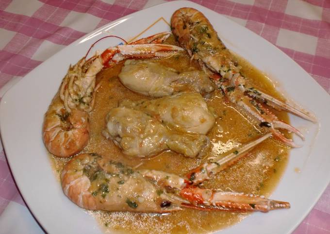 Mar y montaña de pollo y cigalas Receta de bienvecarhu- Cookpad Mar y montaña de pollo y cigalas Receta de bienvecarhu- Cookpad