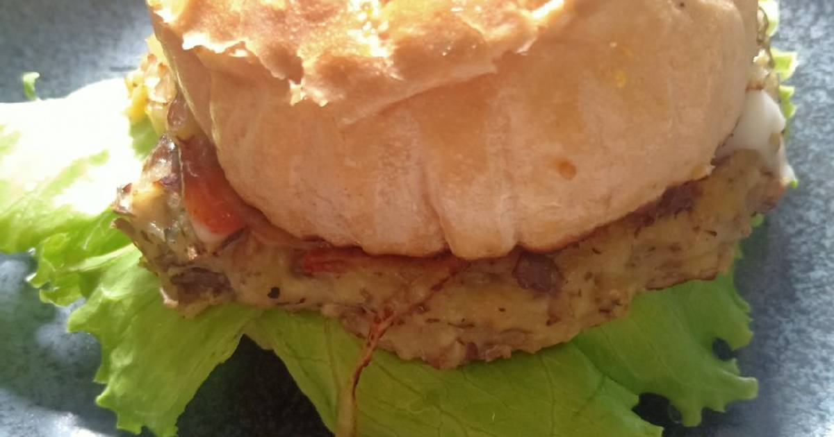 Resep Burger Jamur oleh EKA ARISTYANI - Cookpad