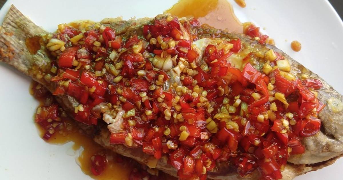 Resep Pla rad prik a.k.a ikan goreng cabe thai oleh sara djamal - Cookpad