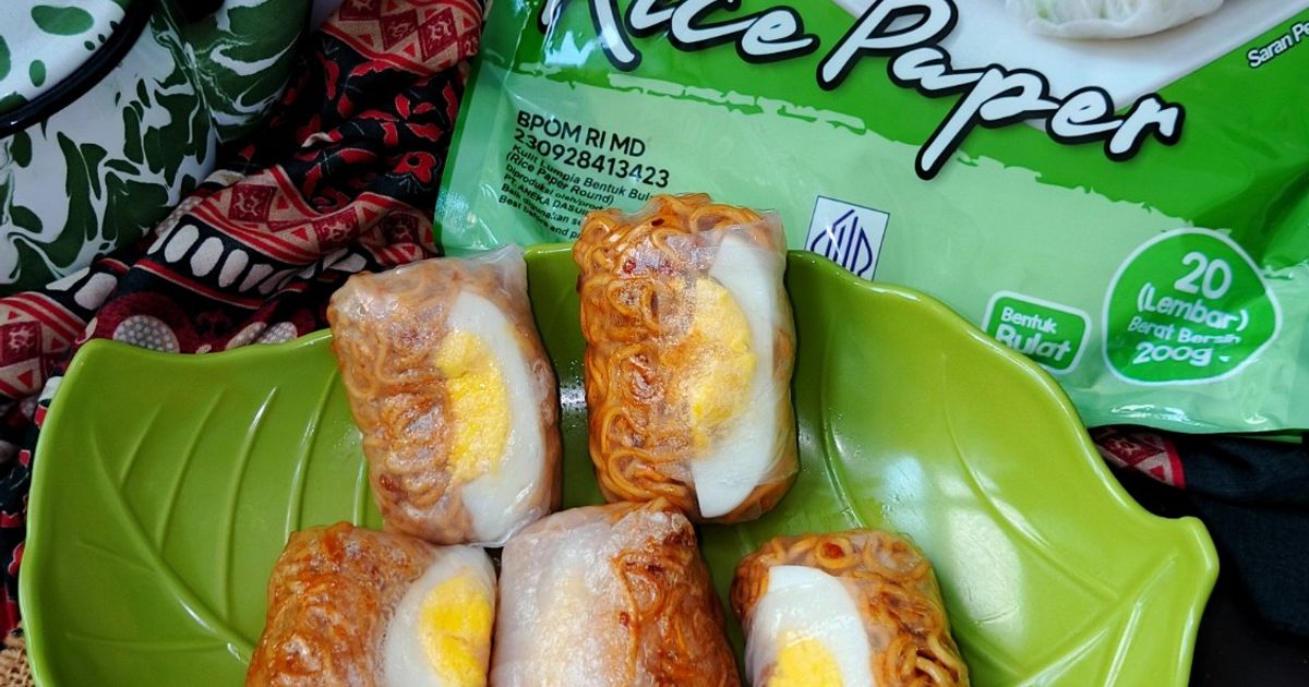 11 resep rice paper mie samyang enak dan mudah - Cookpad