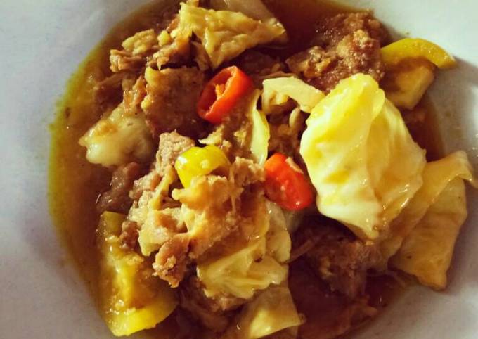 Resep Tongseng sapi bumbu bening oleh Alma Azzahra - Cookpad