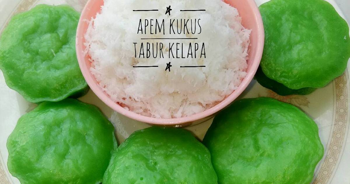 Resep Apem Kukus Tabur Kelapa oleh Yene Eka Rahman - Cookpad