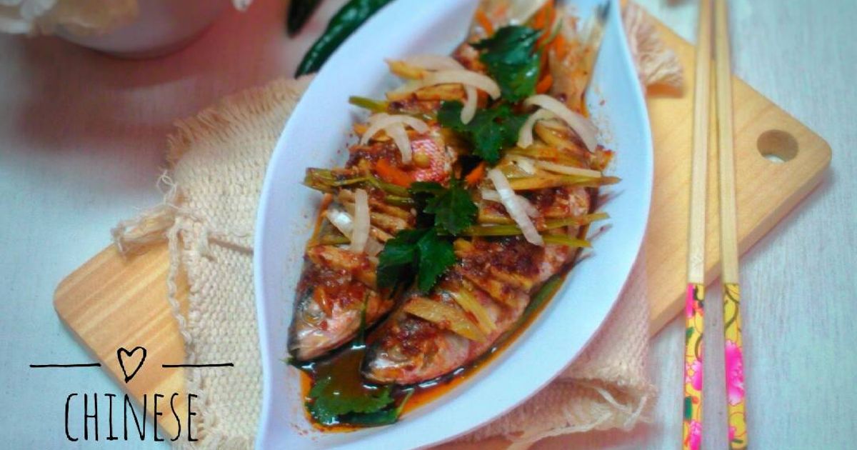 Resep Chinese Steamed Fish oleh Dish by Ifah - Cookpad