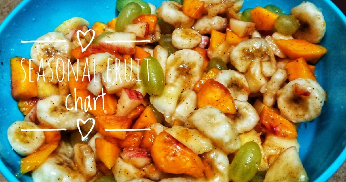 Seasonal Fruit Chaat Recipe by Somi Ali - Cookpad