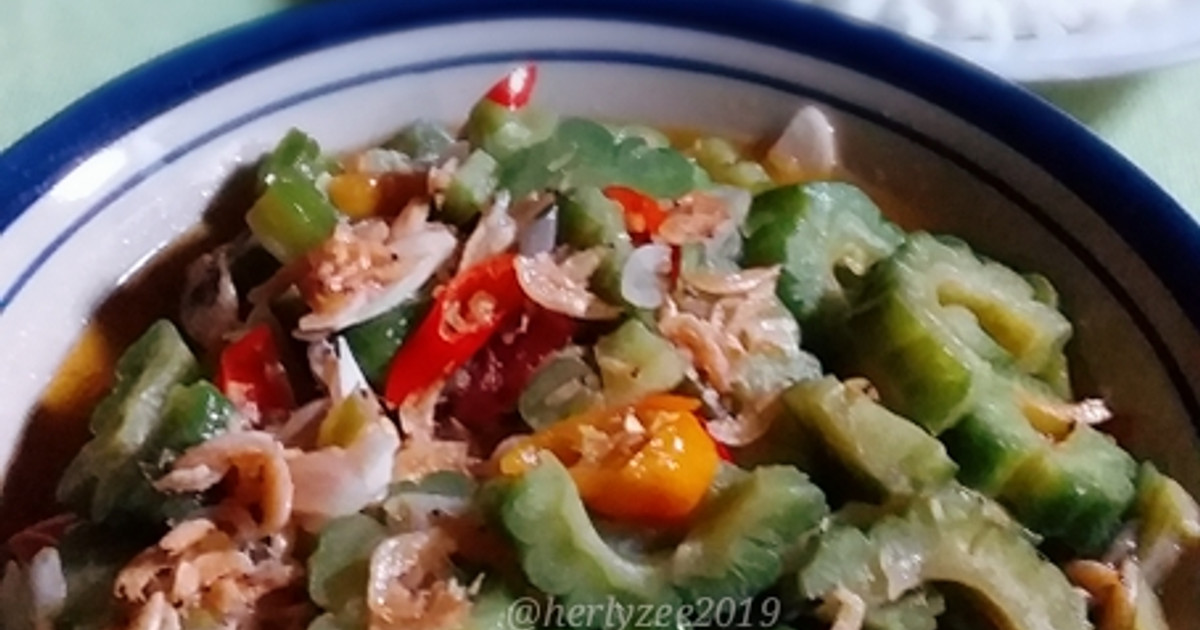Resep Tumis Pare Udang Rebon oleh HerlyZee - Cookpad