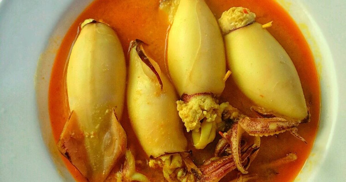 Resep cumi cumi isi tahu kuning rumahan enak dan mudah - Cookpad