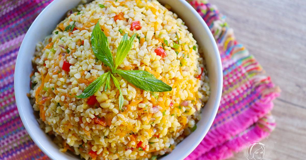 bulgur con menta - 8 recetas caseras- Cookpad