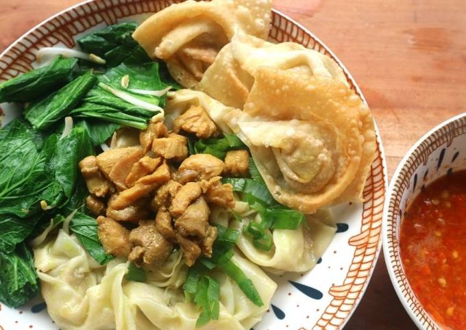 Resep 29. Pangsit Rebus ala Gerobakan Simple Tanpa Buat Minyak Ayam ...