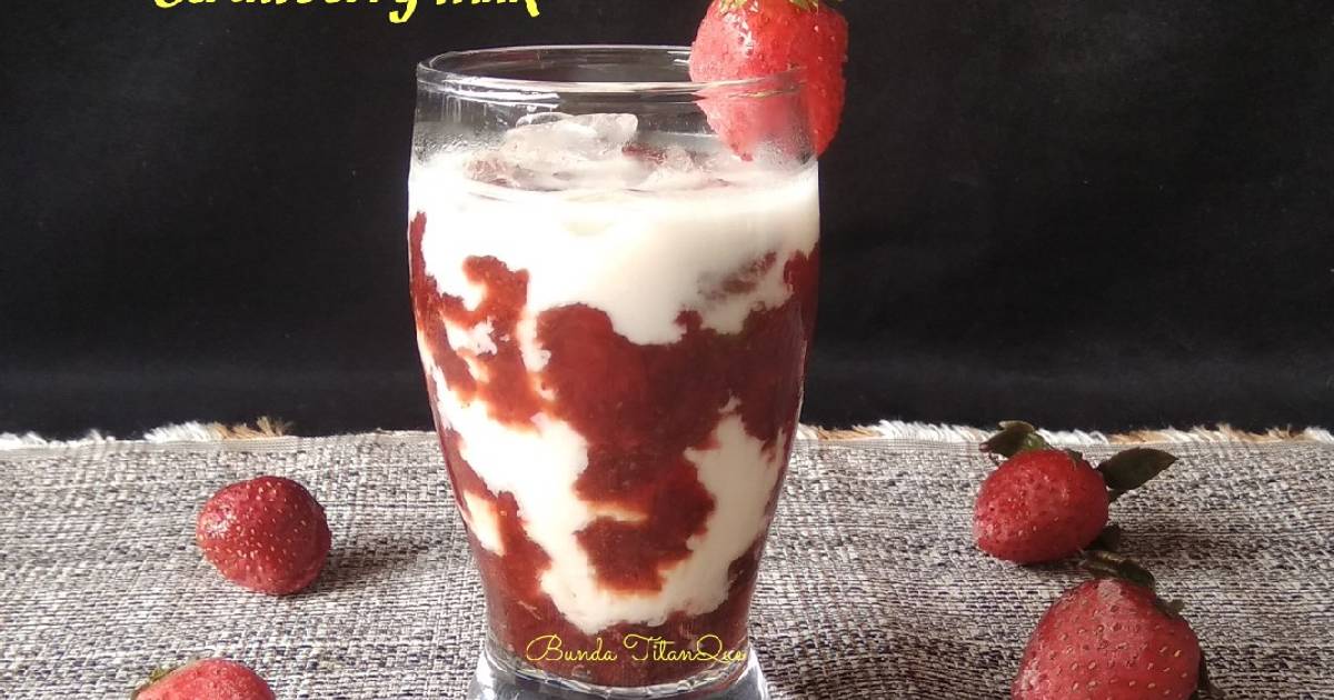 14.158 resep susu stroberi enak dan sederhana ala rumahan - Cookpad