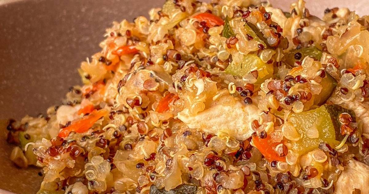 Quinoa con pollo y verduras Receta de Nuritmica.fit- Cookpad