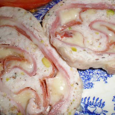 Enrollado de pollo en microondas Receta de 🍏 La Cocinera Novata - Cookpad