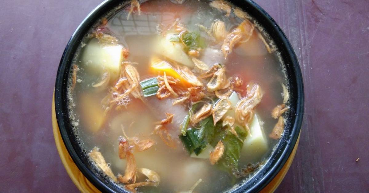 Resep Sop kentang ekor babi. (non halal) oleh Elly Ching - Cookpad
