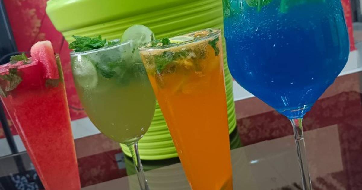Blue Curacao Mocktail Recipes: Simple Blue Lagoon Mocktail