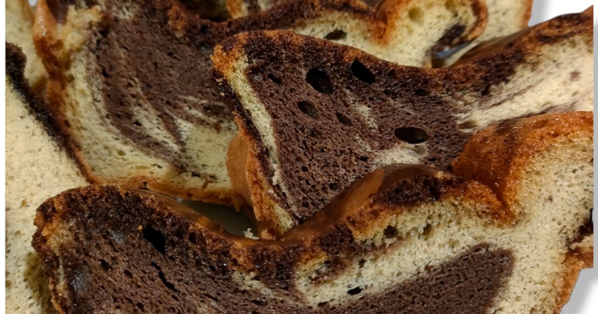 Resep Marble Cake Low Carbs oleh Henny - Cookpad