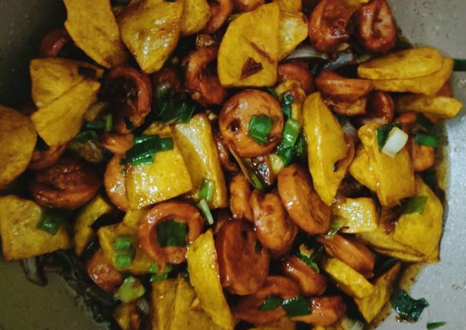 Resep Sosis Kentang Kecap Inggris oleh gayatrifitria - Cookpad