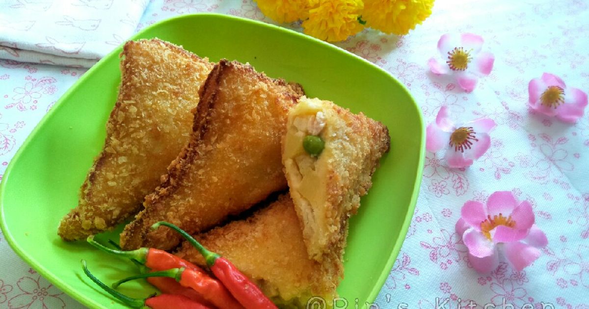 Resep Roti Tawar Goreng Isi Ayam Sayur oleh Rin's Kitchen - Cookpad