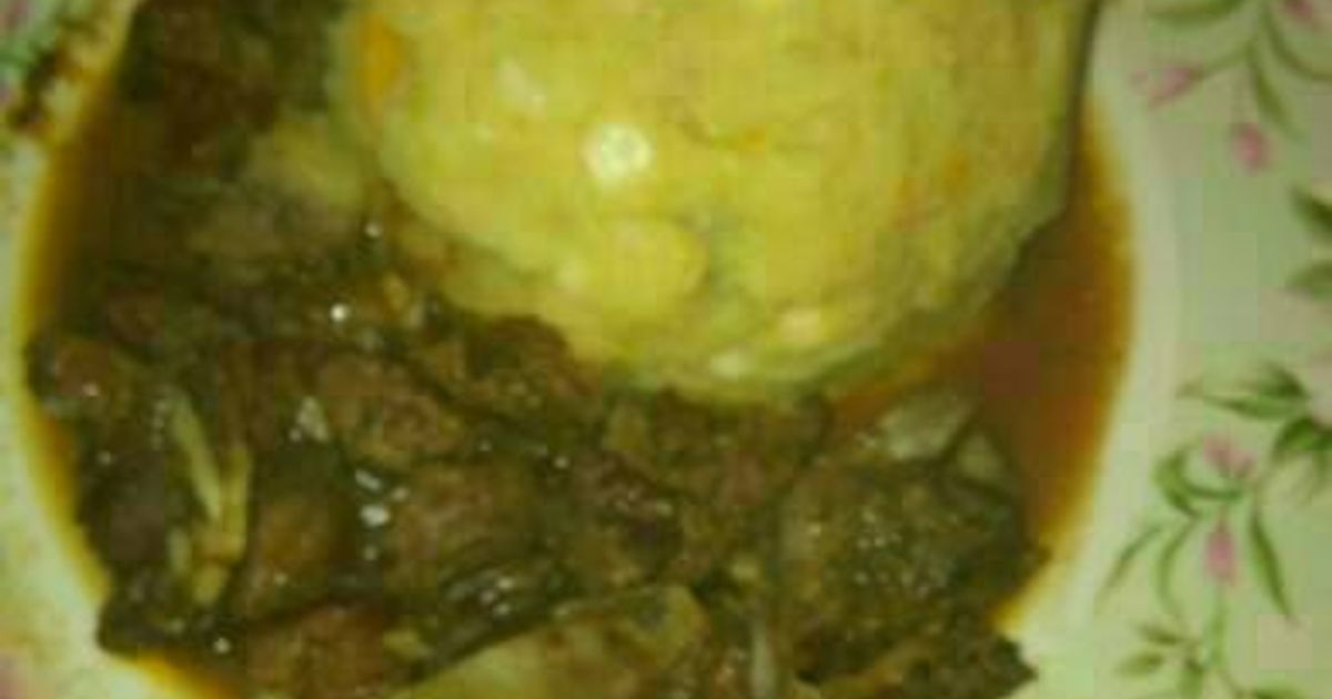 Mukimo Served With Beef Stew Recipe by Jackie Maina - Cookpad