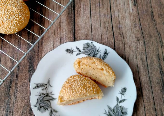 Resep Roti Kompyang (Kompia/Komiang) tanpa isi oleh Camelia Siu Va ...