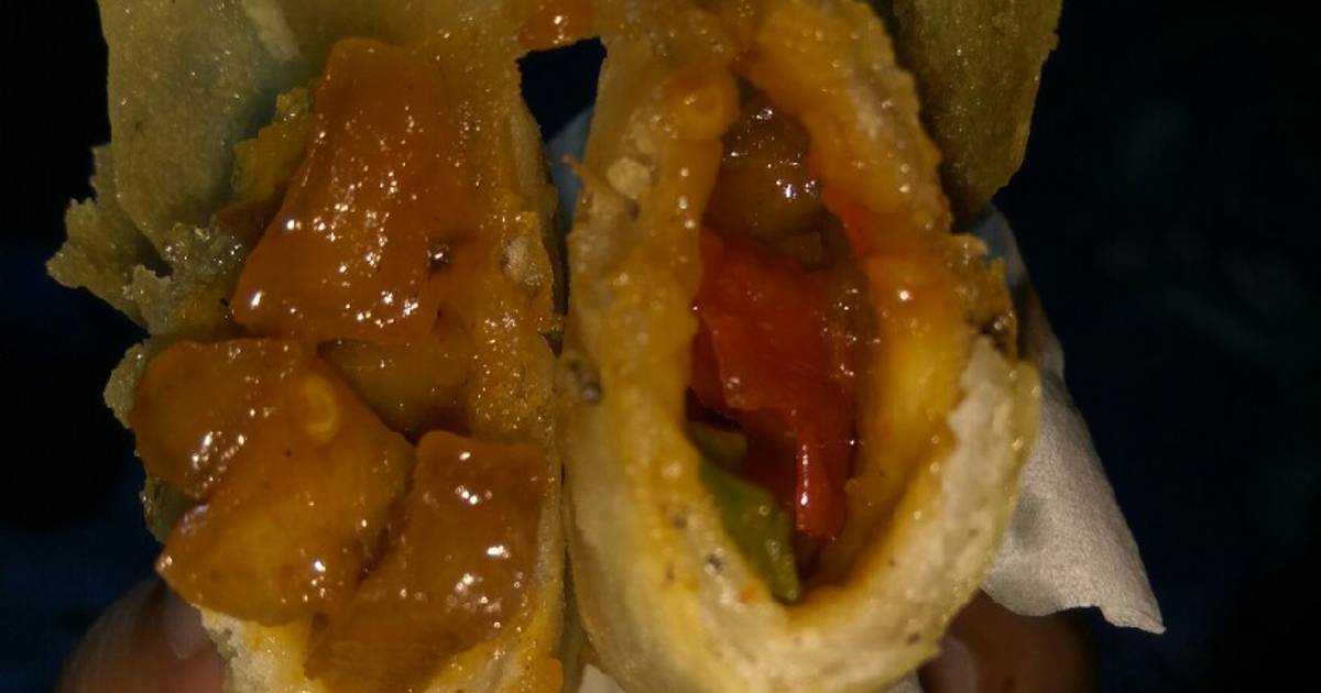 Resep Cireng isi bakso pedas oleh Jingga_merah - Cookpad