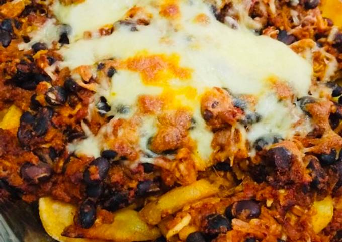 Papas fritas chili con carne🇲🇽🇺🇸🇺🇾🇯🇵チリビーンズポテト Receta de 🇺🇾 𝓚𝔂𝓸 🇯🇵 🎉JPN ...