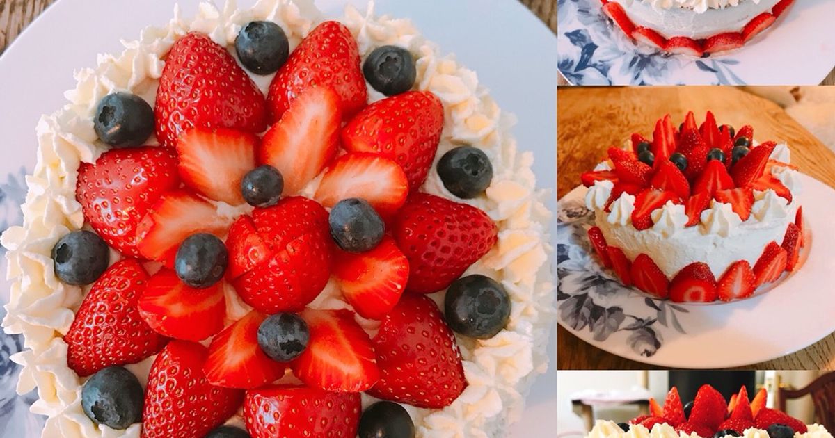 Moist And Light Sponge Cake (Japanese Style Decoration Cake) Recipe by ...