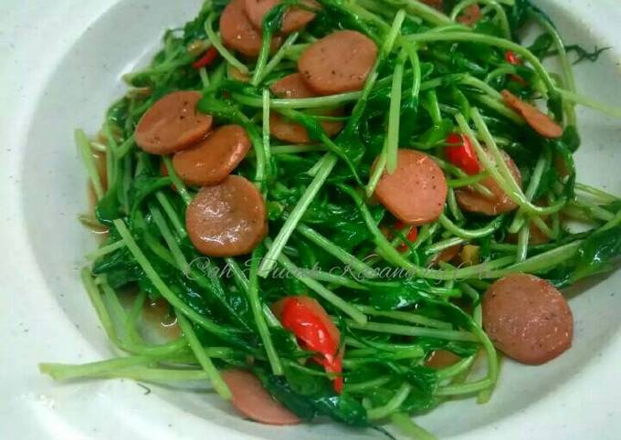 Resipi Pucuk kacang tumis oleh Vie99 - Cookpad